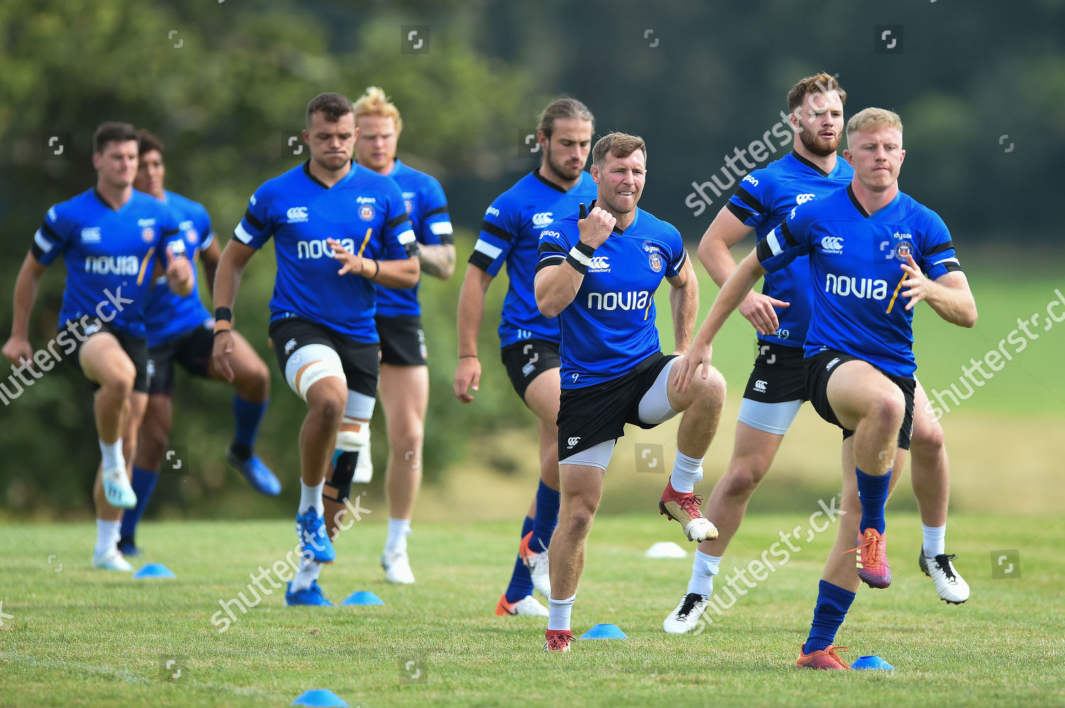 Bath Rugby Players Warm Editorial Stock Photo - Stock Image | Shutterstock