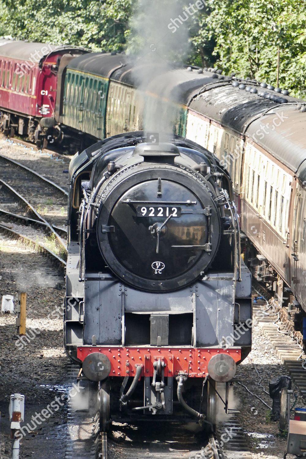 92212 British Railways Standard Class 9f Editorial Stock Photo - Stock ...