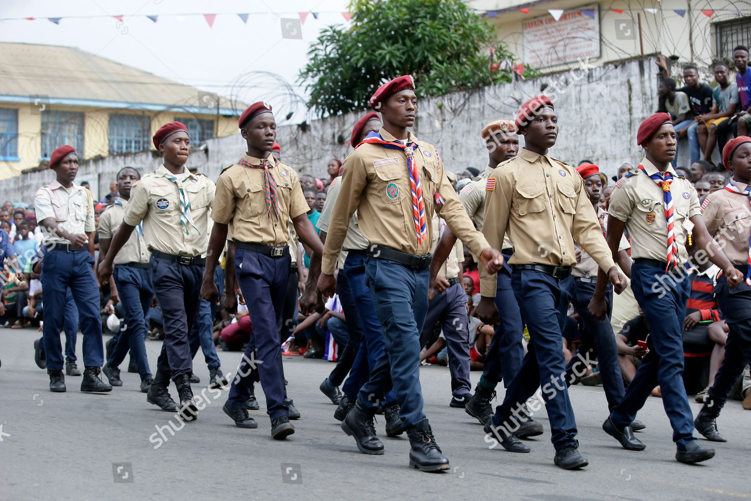 Members Boys Scout Liberia March During Editorial Stock Photo - Stock ...