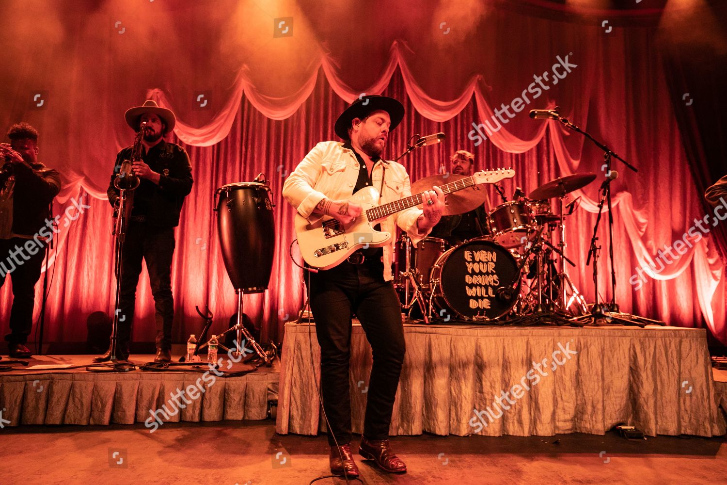 Wesley Watkins Scott Frock Nathaniel Rateliff Editorial Stock Photo ...