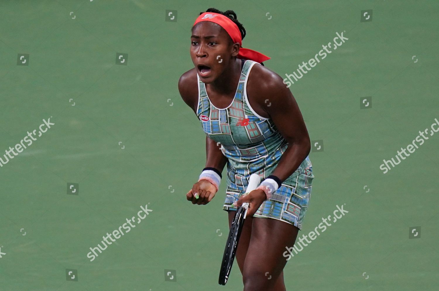 Coco Gauff Usa Celebrates During Play Editorial Stock Photo - Stock ...