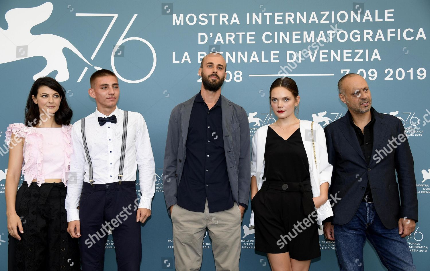 Italian Cast Barbara Ronchi Claudio Segaluscio Editorial Stock Photo ...