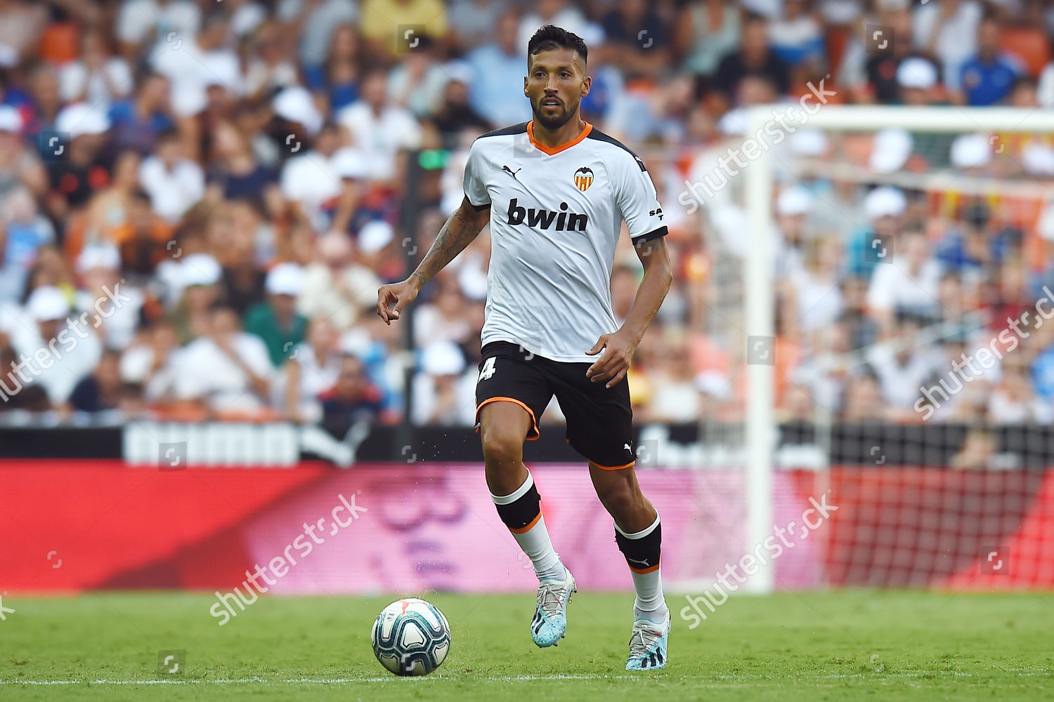 Ezequiel Garay Valencia Cf Editorial Stock Photo - Stock Image ...