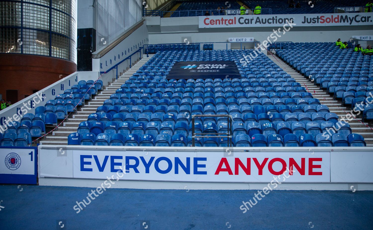 Uefa Sign Reading Equal Game Respect Editorial Stock Photo - Stock ...