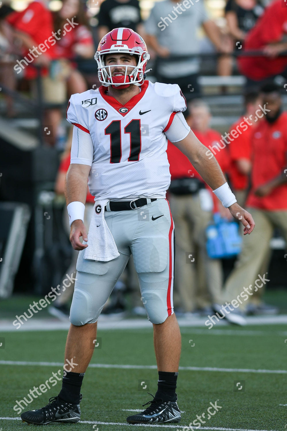Georgia Quarterback Jake Fromm 11 Warms Editorial Stock Photo - Stock ...
