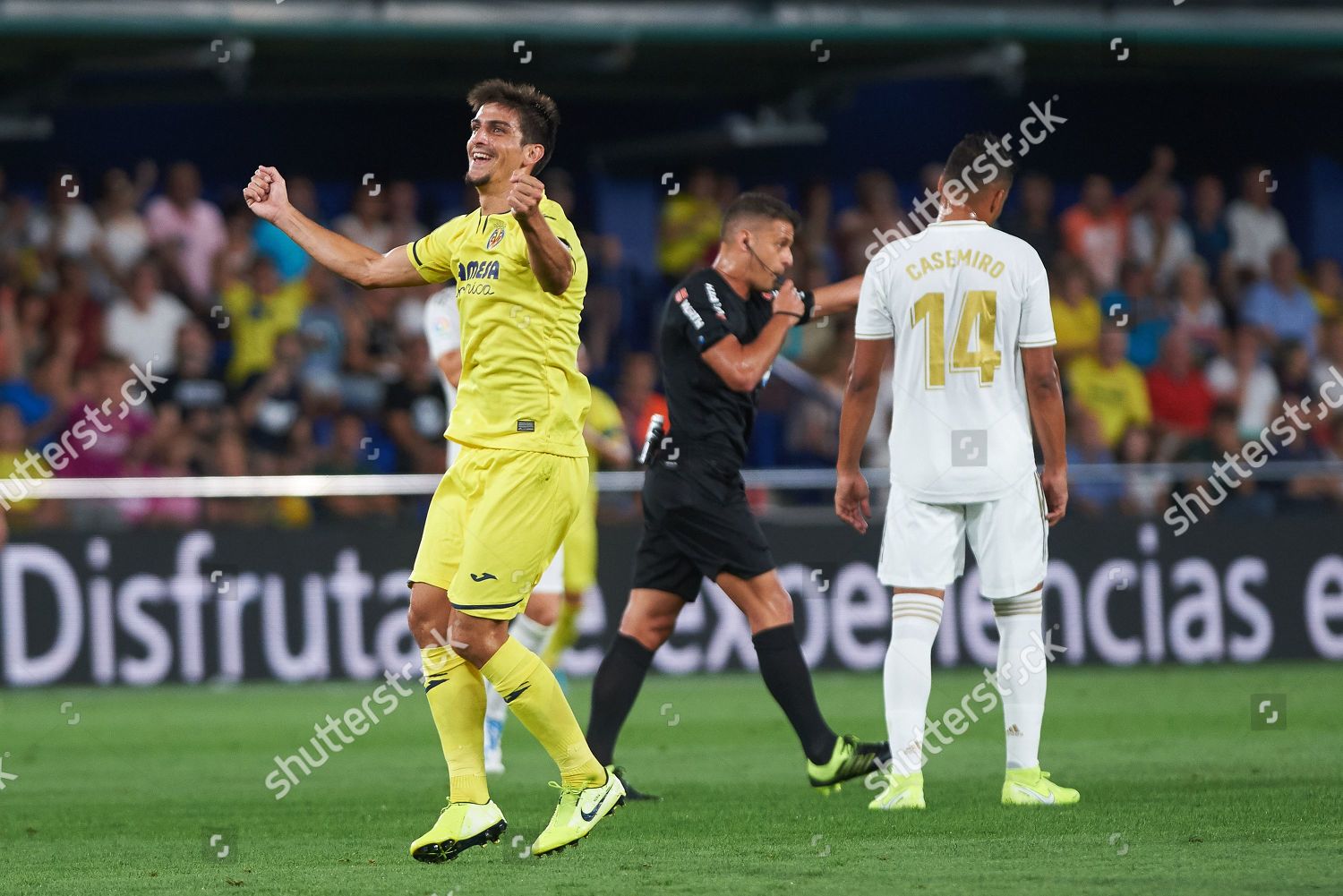 Gerard Moreno Villarreal Celebrates Goal Editorial Stock Photo - Stock ...