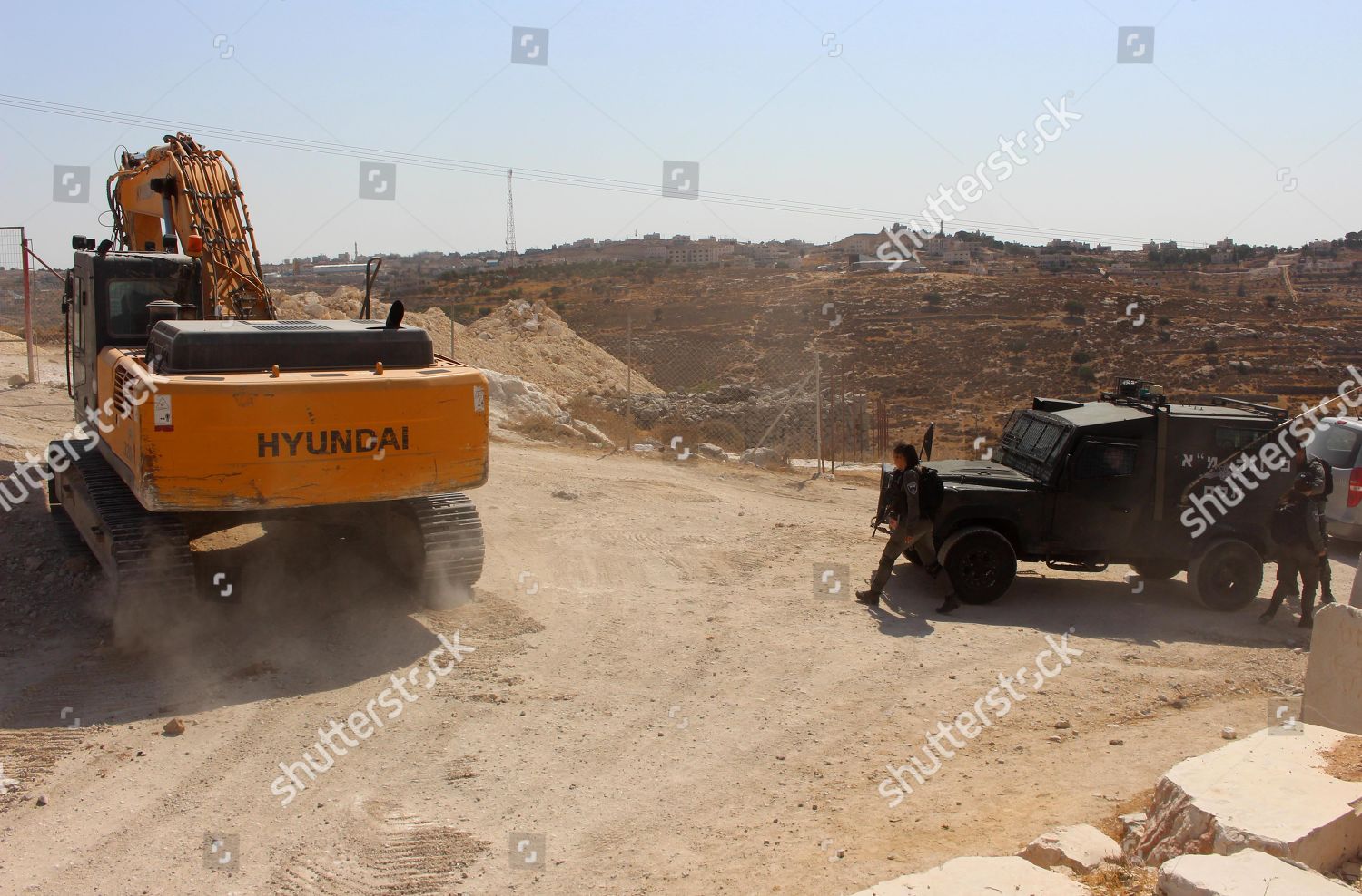 Israeli Bulldozer Demolishes Mosque Which Israeli Editorial Stock Photo ...