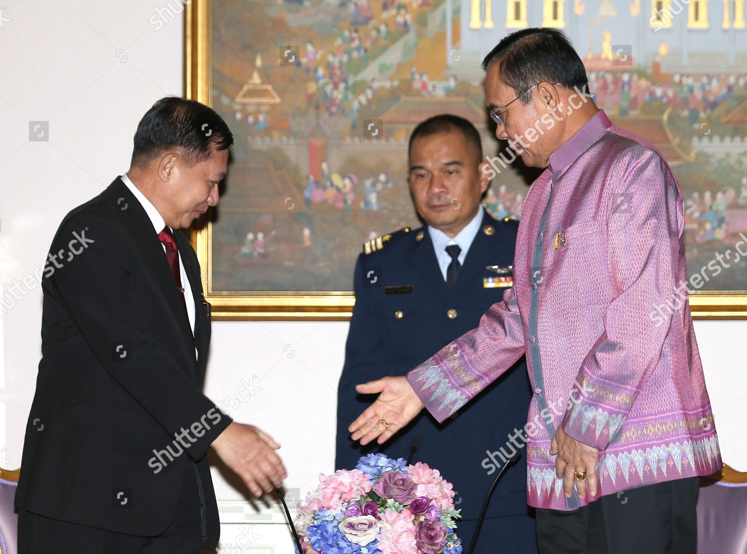 Myanmar Commanderinchief Senior General Min Aung Editorial Stock Photo ...