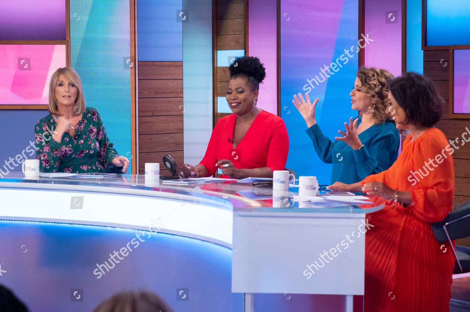 Kaye Adams Brenda Edwards Nadia Sawalha Editorial Stock Photo - Stock ...