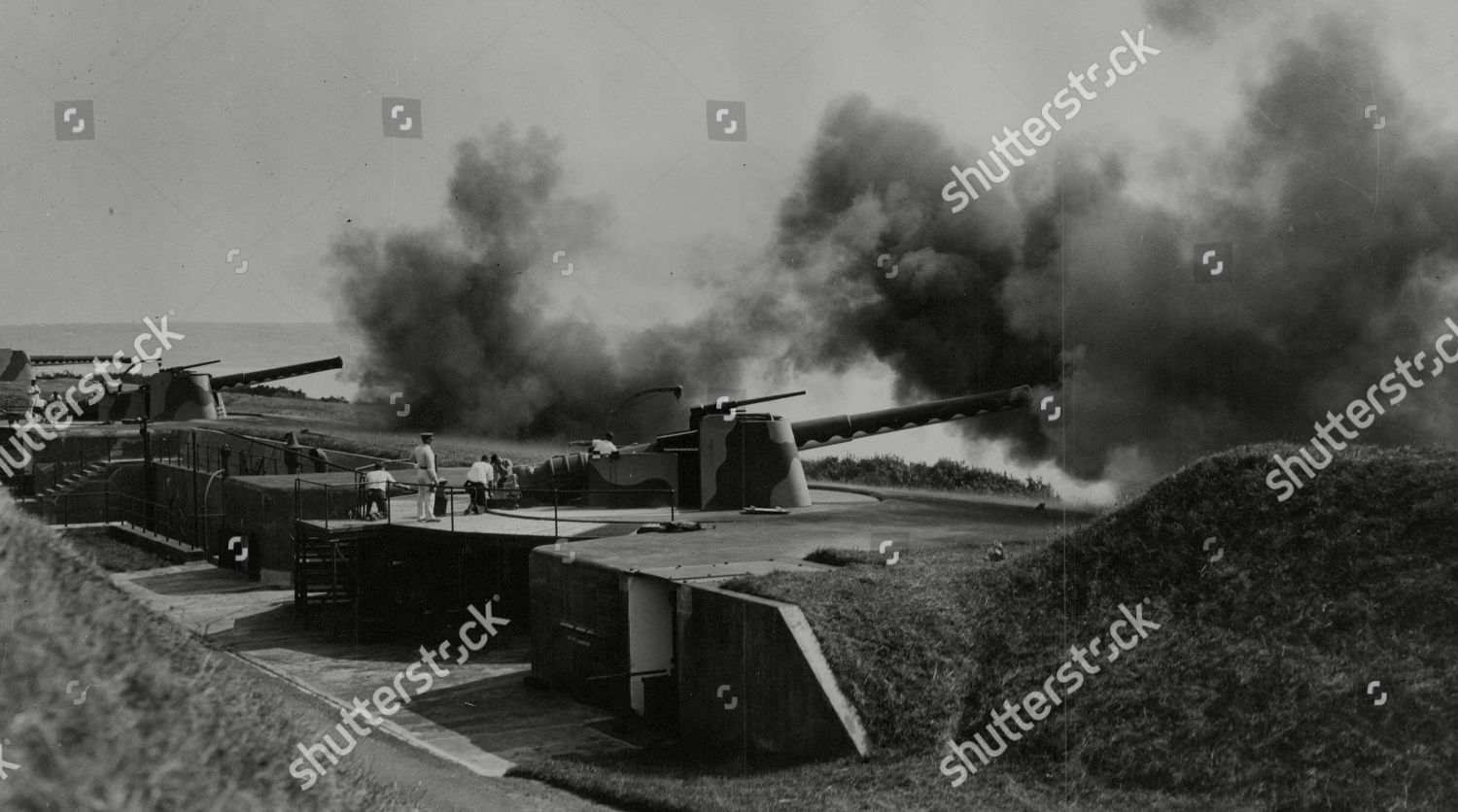 Wwii Britain Home Defence Coastal Batteries Editorial Stock Photo ...