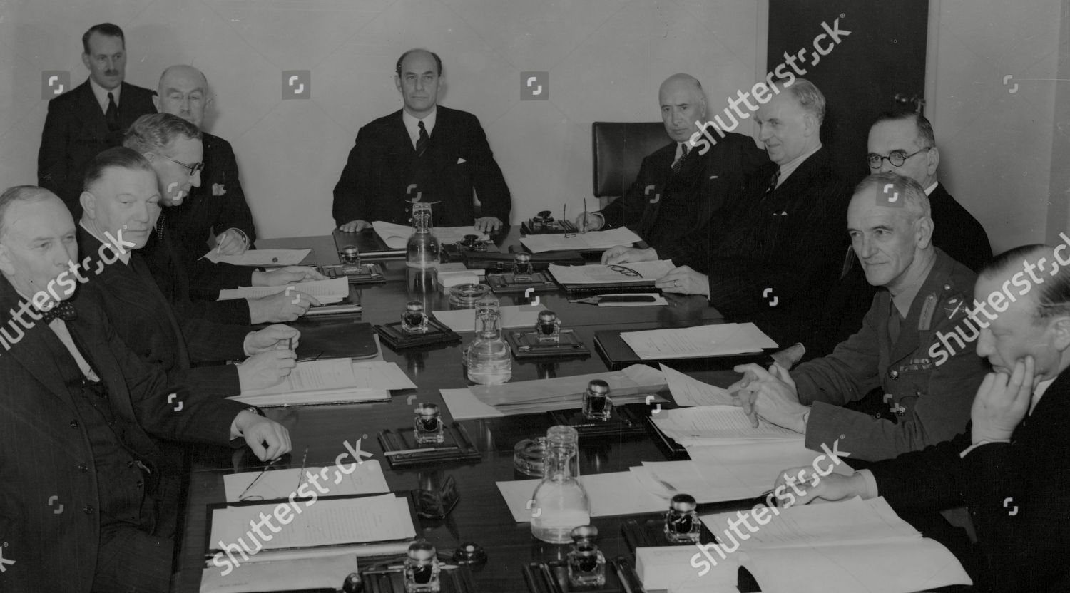 Wwii Britain War Councils First Meeting Editorial Stock Photo - Stock ...