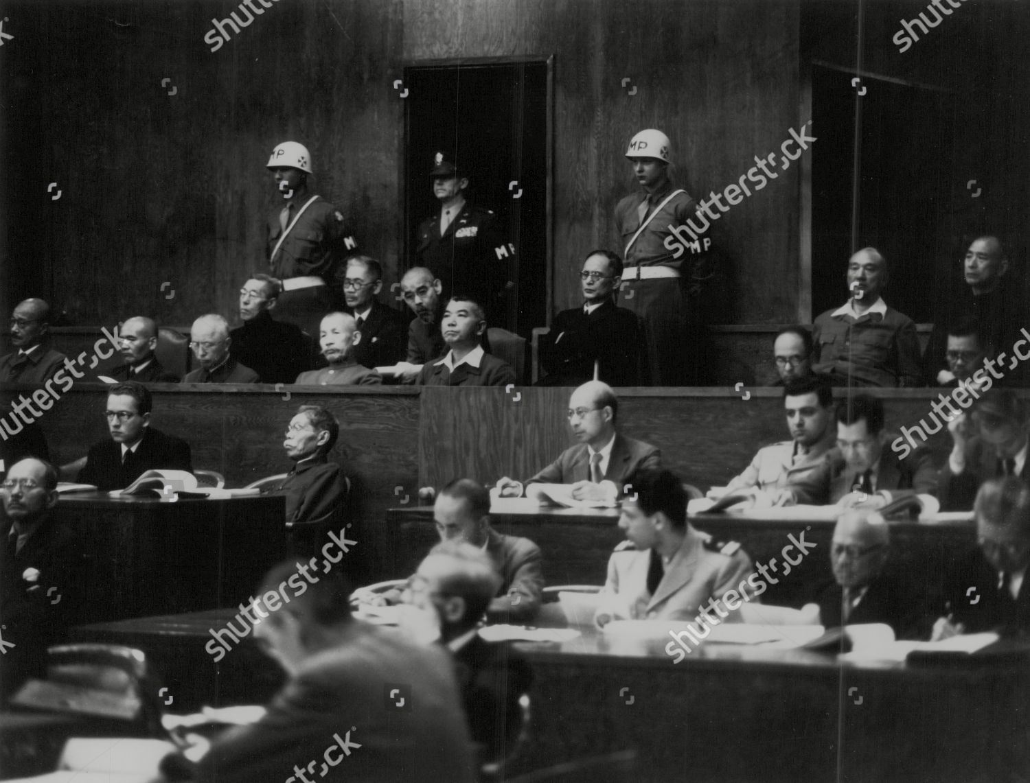 Wwii Japan War Trials Picture Shows Editorial Stock Photo - Stock Image ...