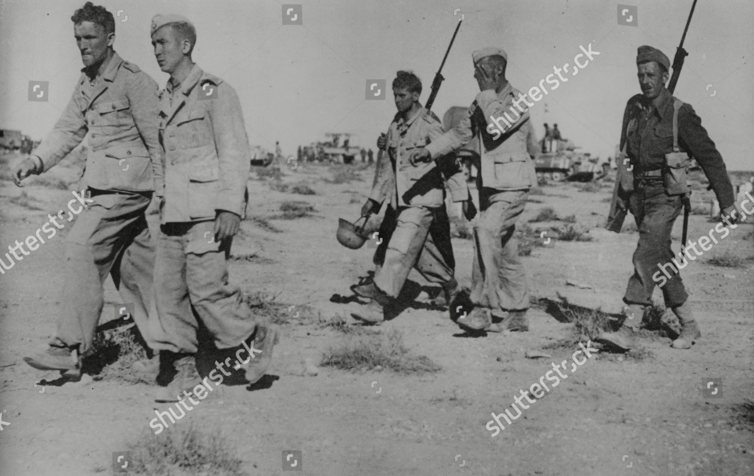 Wwii Germany Army Prisoners Remnants Rommels Editorial Stock Photo ...