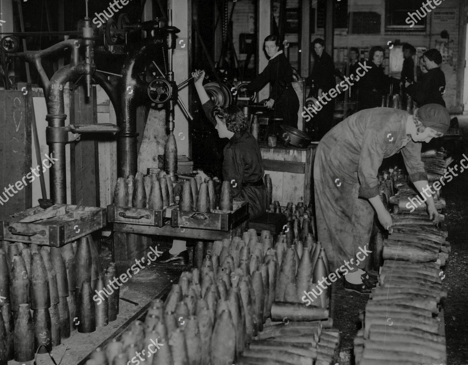 Wwii Britain Munitions Despite Nazi Raiders Editorial Stock Photo ...
