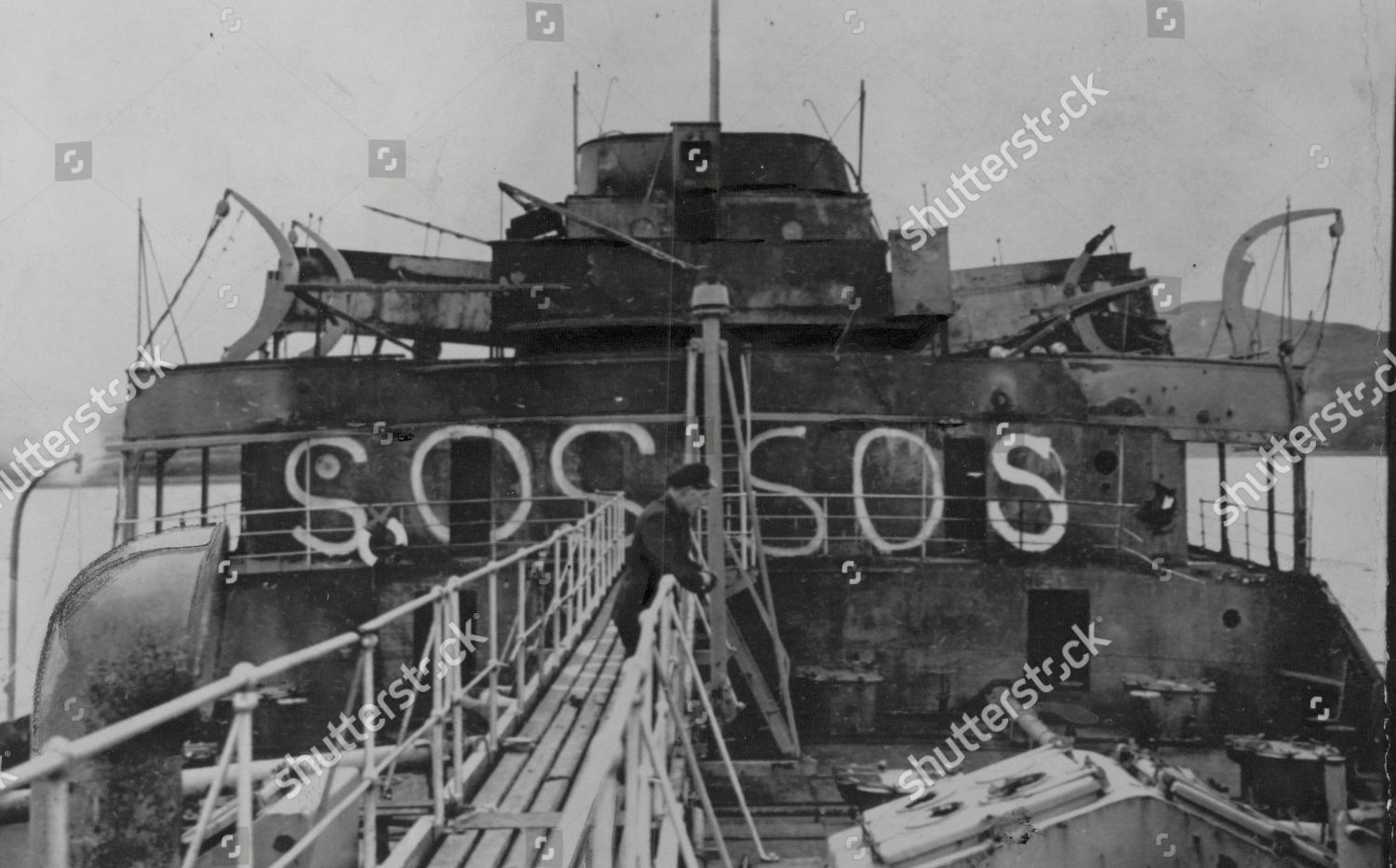 Wwii Britain Merchant Navy Tanker San Editorial Stock Photo - Stock ...