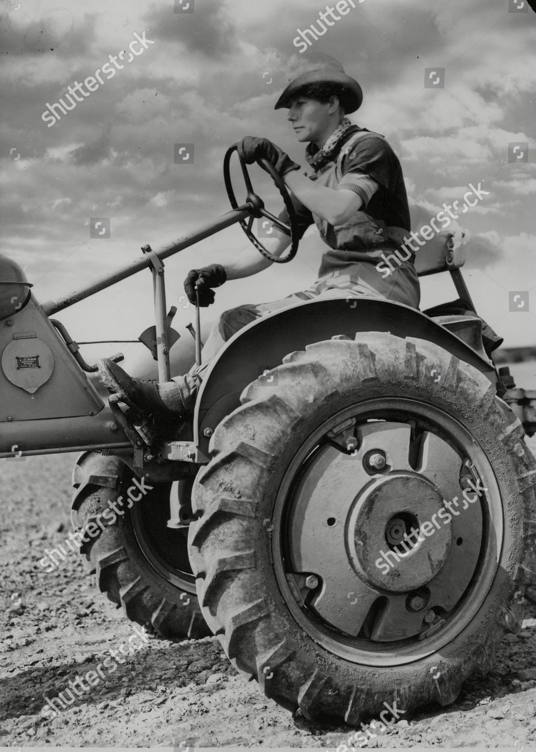 Wwii Britain Womens Land Army Farming Editorial Stock Photo - Stock ...
