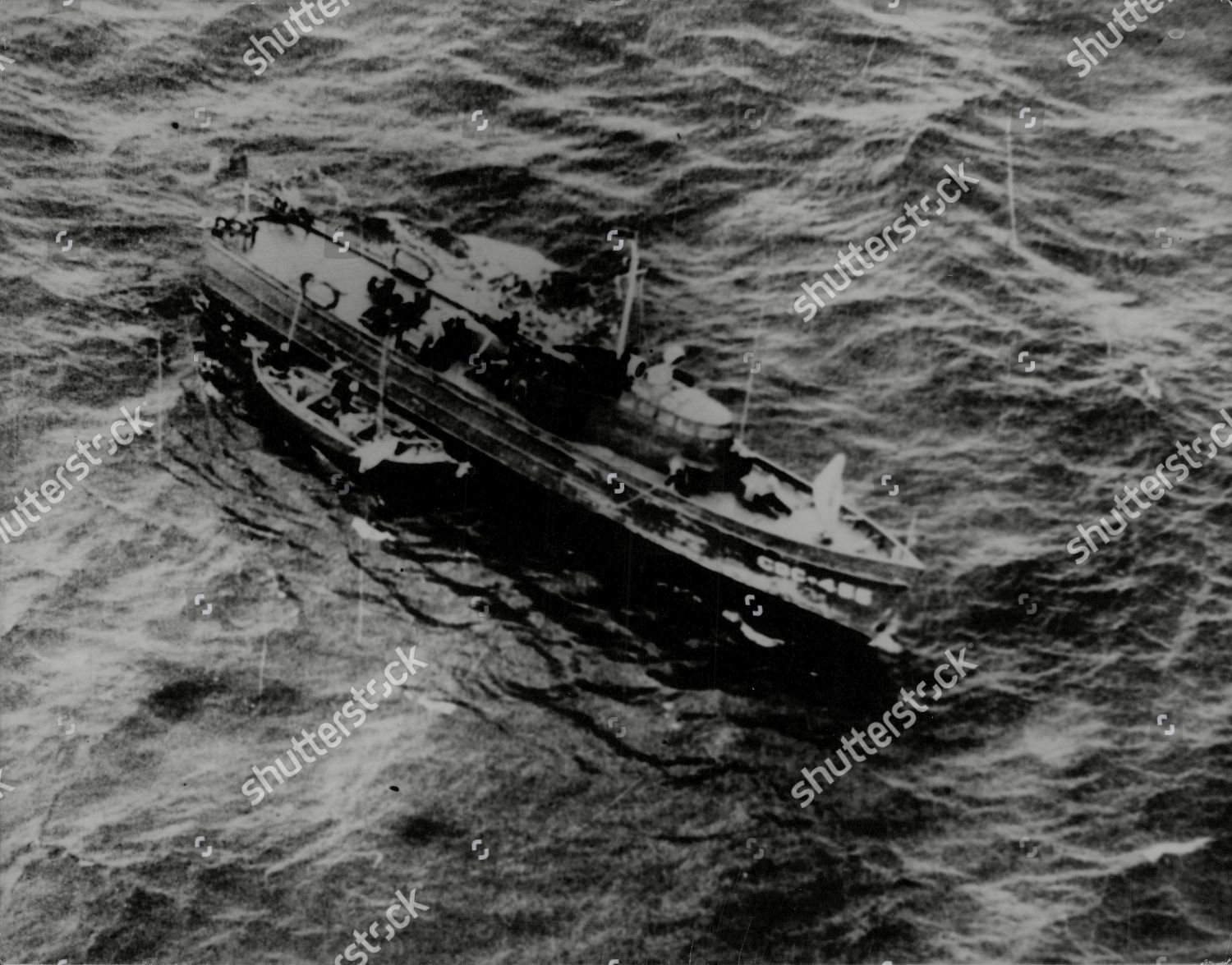 Wwii Merchant Ship Survivors Survivors Torpedoed Editorial Stock Photo ...