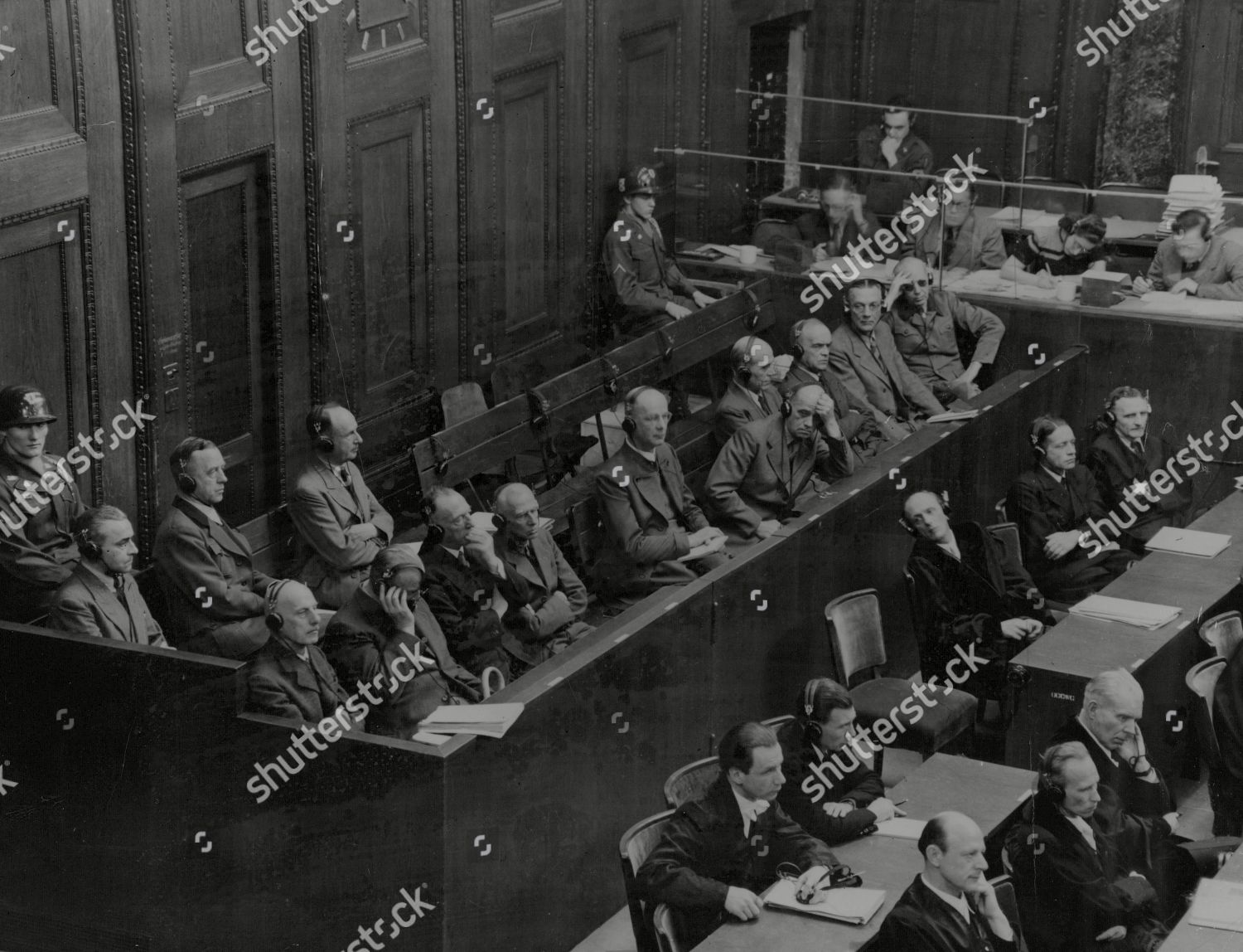 Wwii Peace Germany War Crimes Trials Editorial Stock Photo - Stock ...