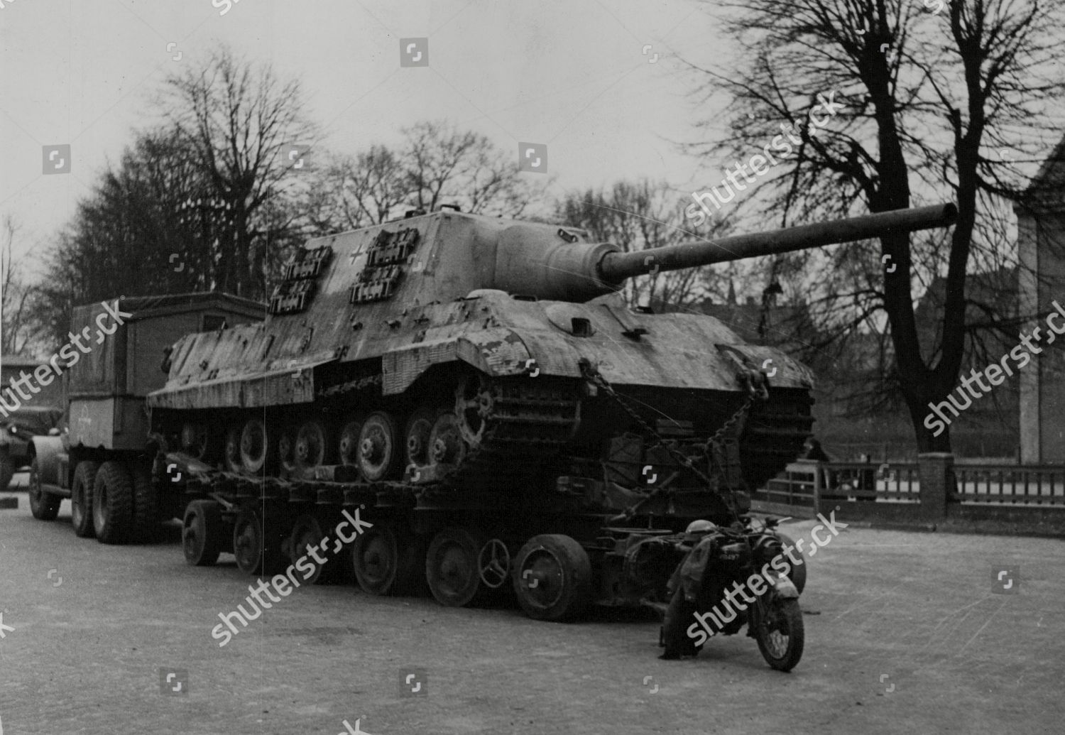 Wwii Germany Captured German Tanks New Editorial Stock Photo - Stock ...