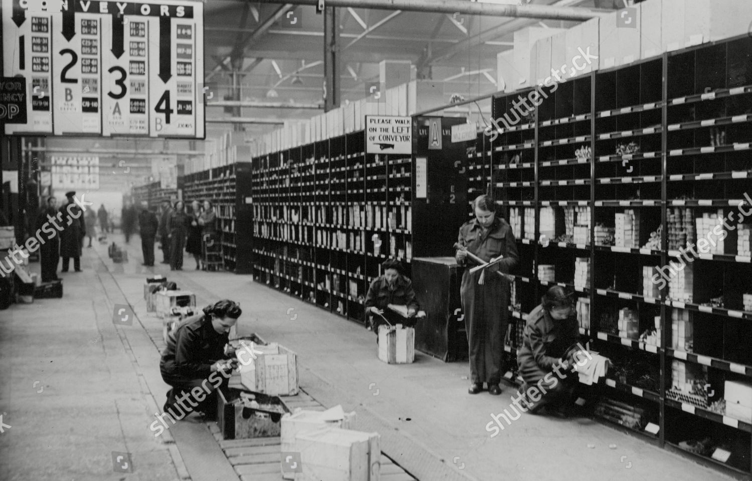 Wwii Britain Ats Auxiliary Territorial Service Editorial Stock Photo ...