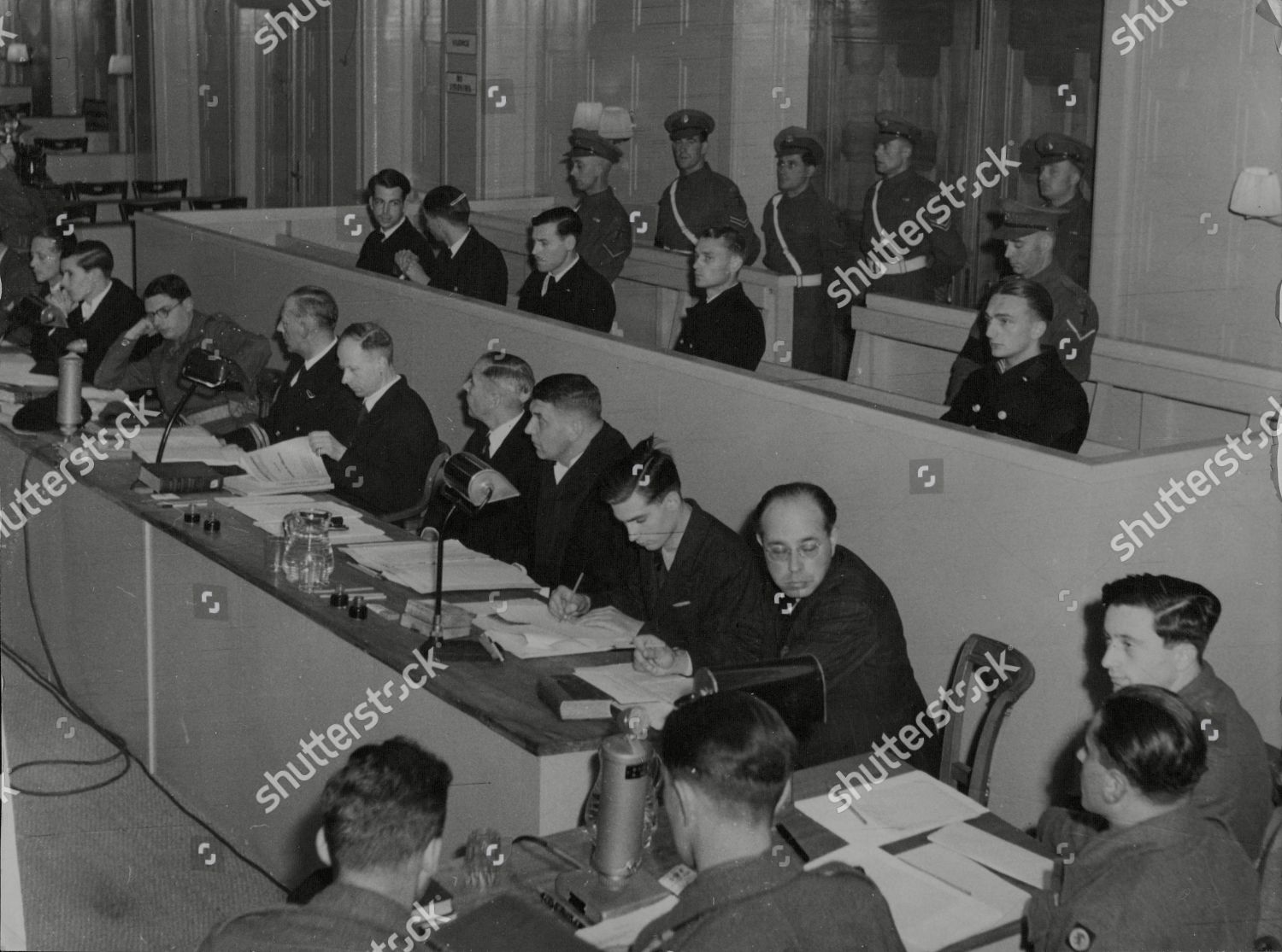 Wwii Peace Germany War Crimes Trials Editorial Stock Photo - Stock ...