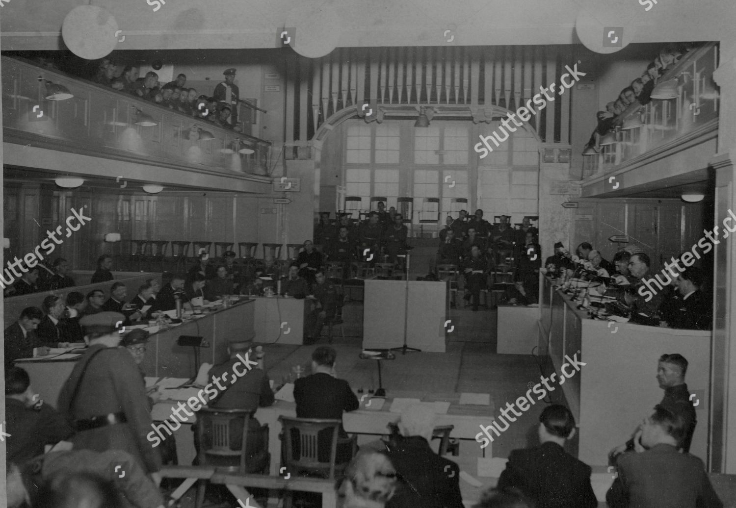Wwii Peace Germany War Crimes Trials Editorial Stock Photo - Stock ...
