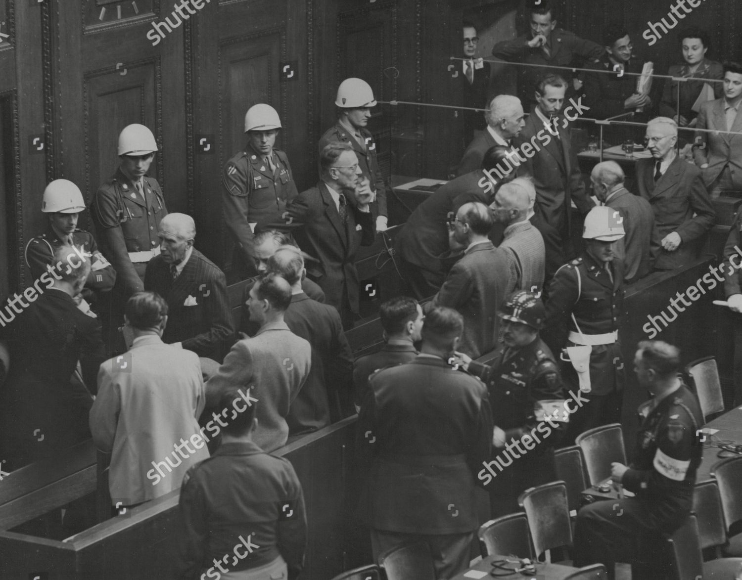 Wwii Peace Germany War Crimes Trials Editorial Stock Photo - Stock ...