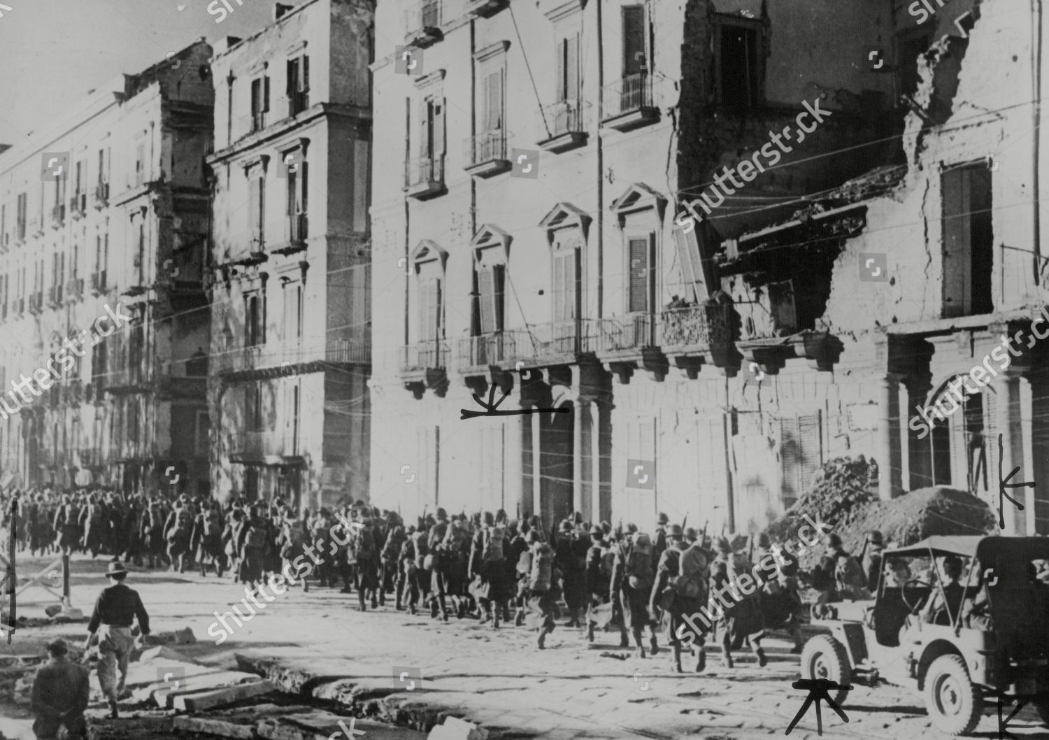 Wwii Allied Invasion Italy French Forces Editorial Stock Photo - Stock ...