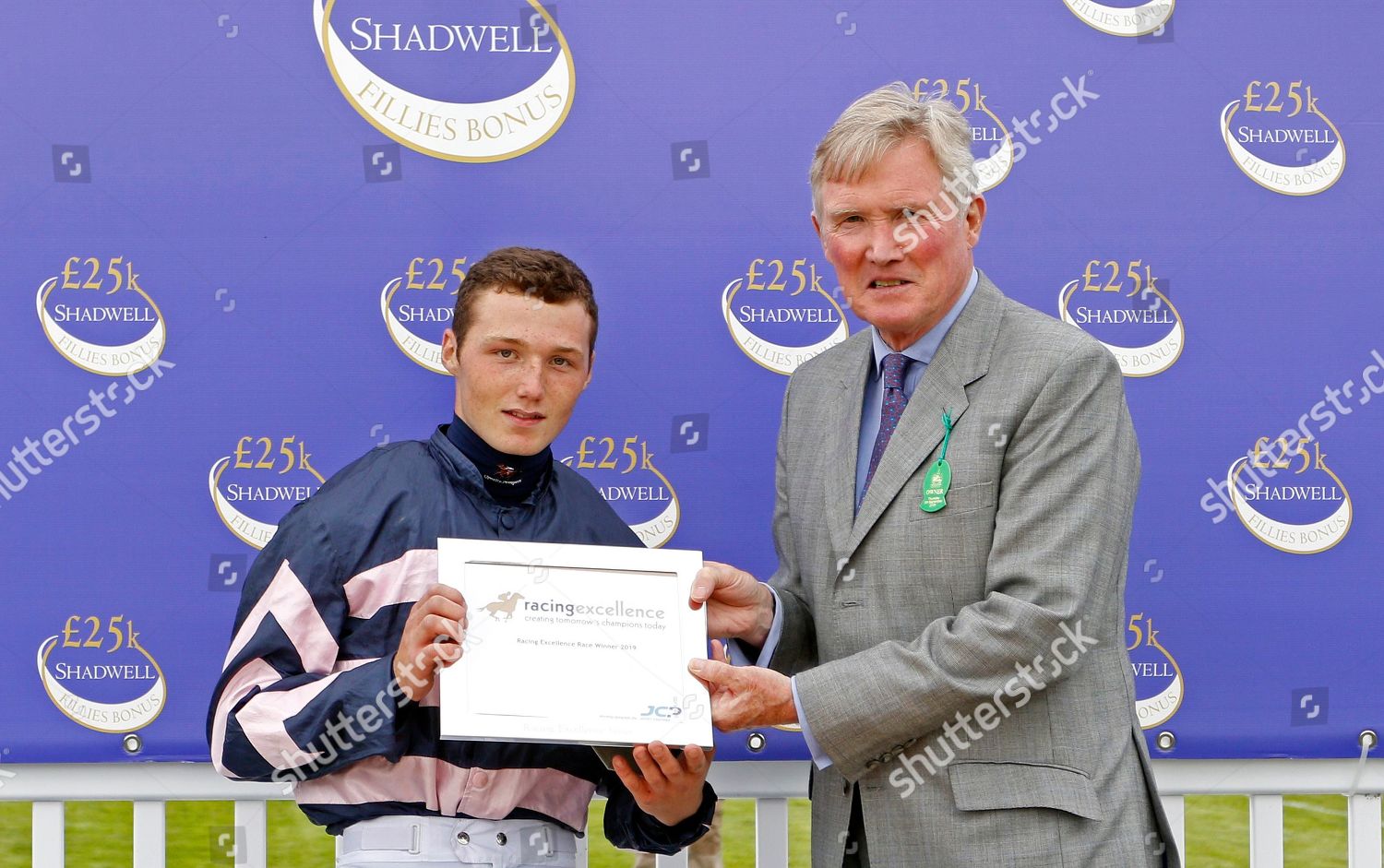 Presentation Rhys Clutterbuck By Richard Lancaster Editorial Stock ...