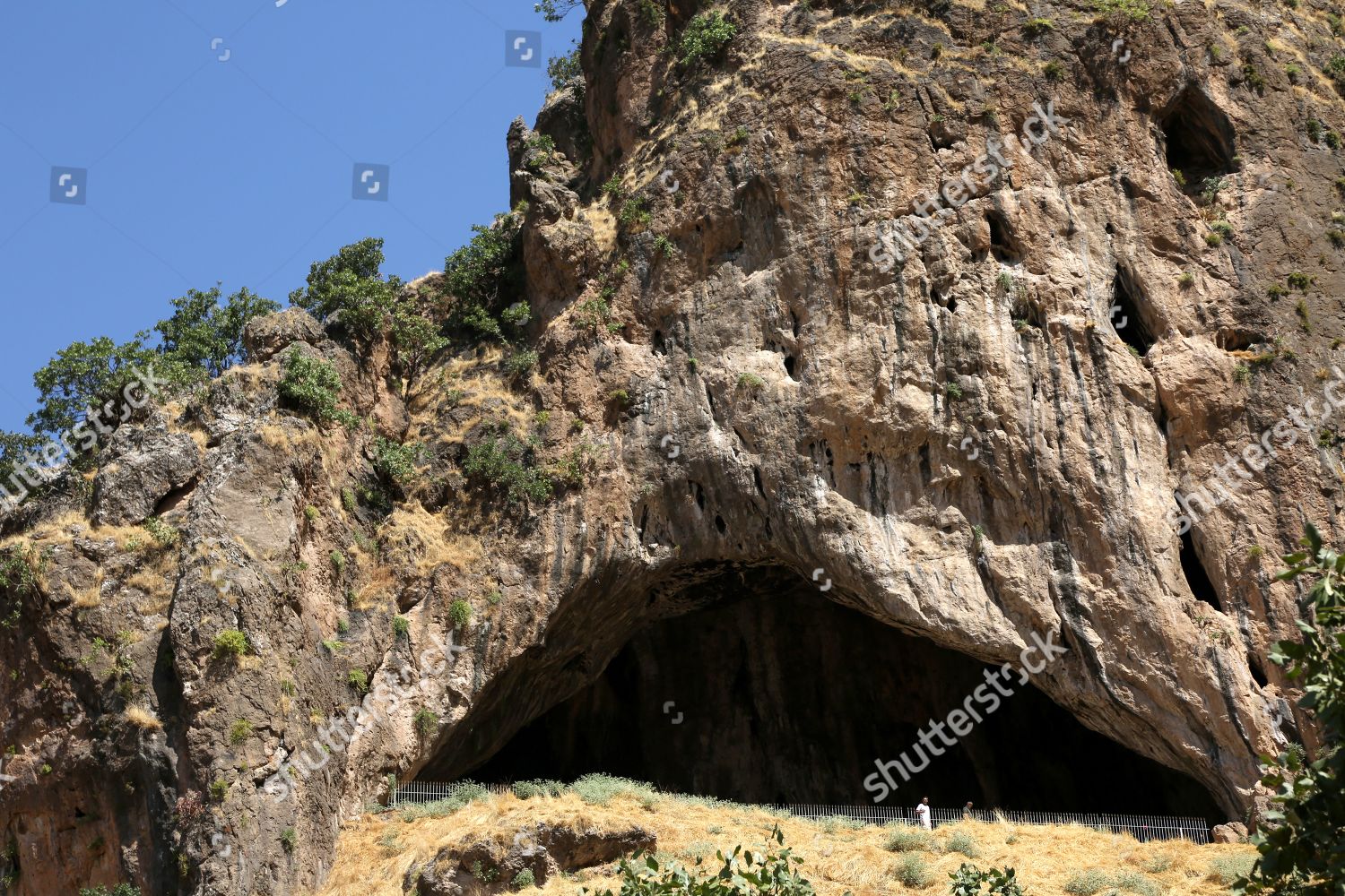 Exterior View Shanidar Cave 125kms North Editorial Stock Photo - Stock ...