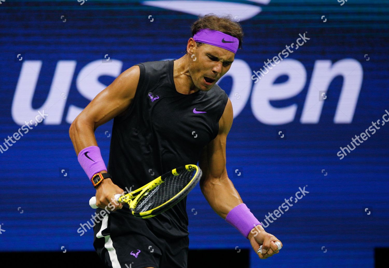 Rafael Nadal Spain Celebrates Winning First Editorial Stock Photo ...