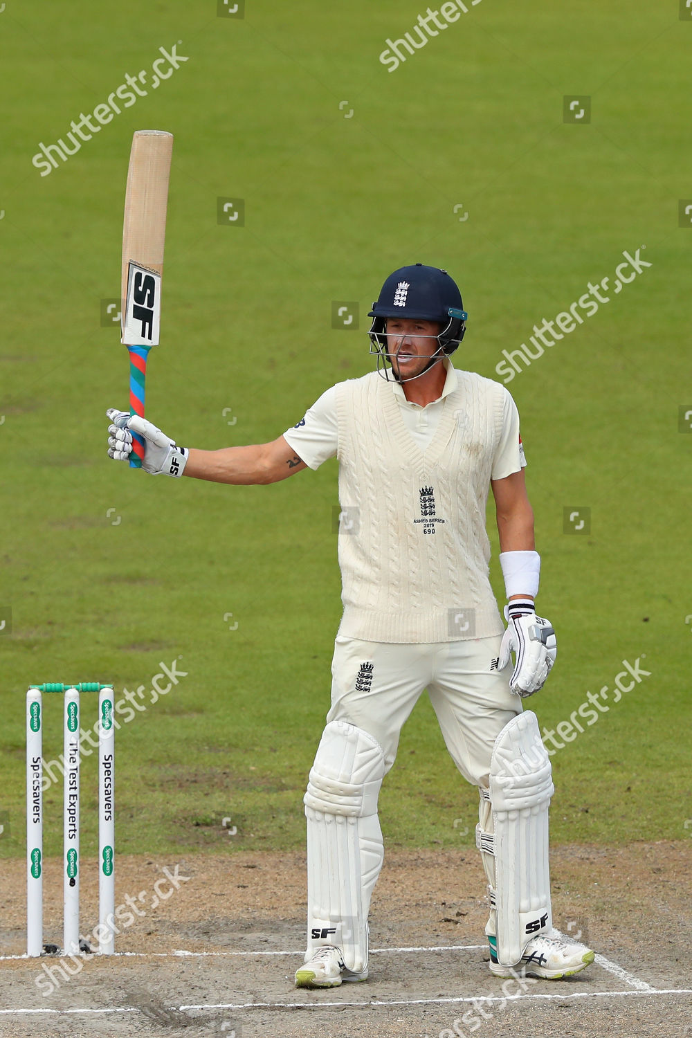 Joe Denly England Celebrates Scoring Half Editorial Stock Photo - Stock ...