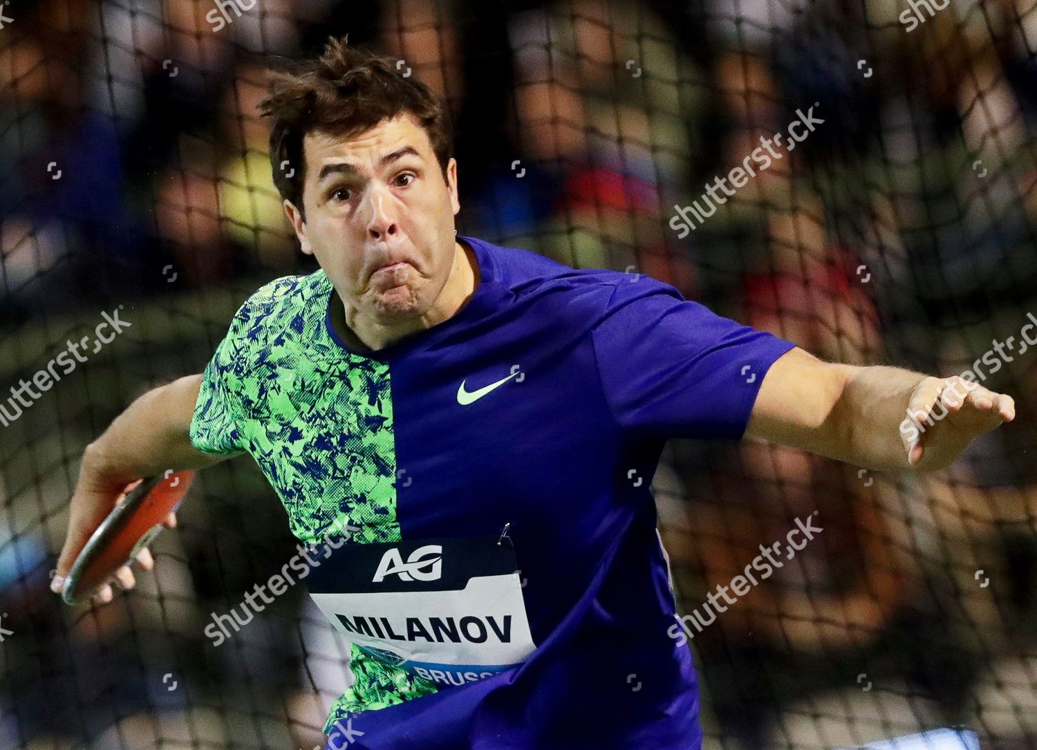 Philip Milanov Belgium Competes Mens Discus Editorial Stock Photo ...