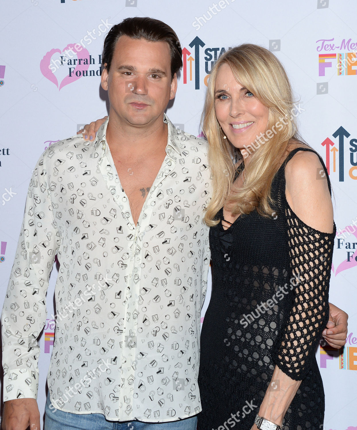 Alana Stewart Son Sean Stewart Editorial Stock Photo - Stock Image ...