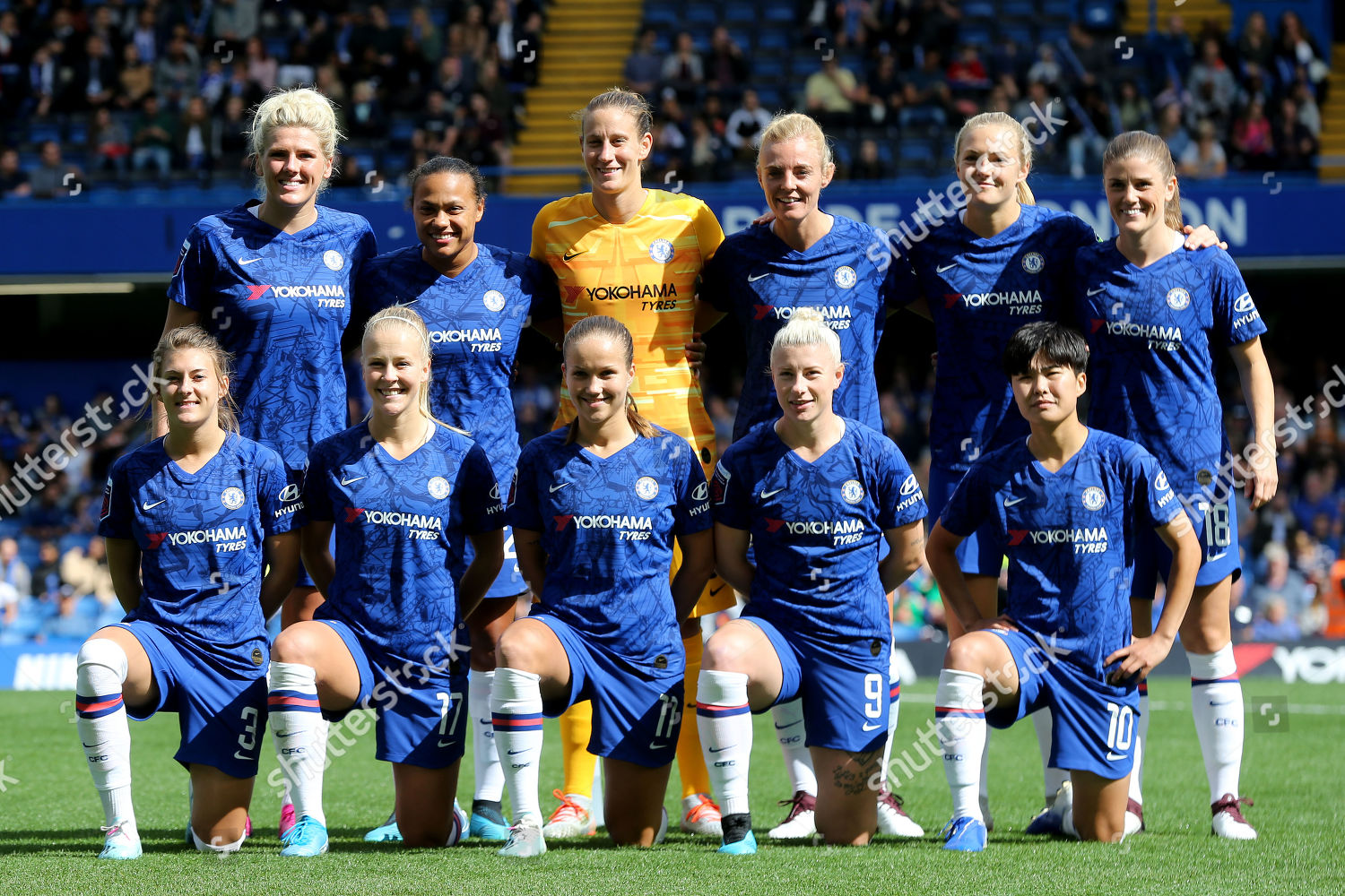 Chelsea Womens Team Photo During Chelsea Editorial Stock Photo - Stock ...