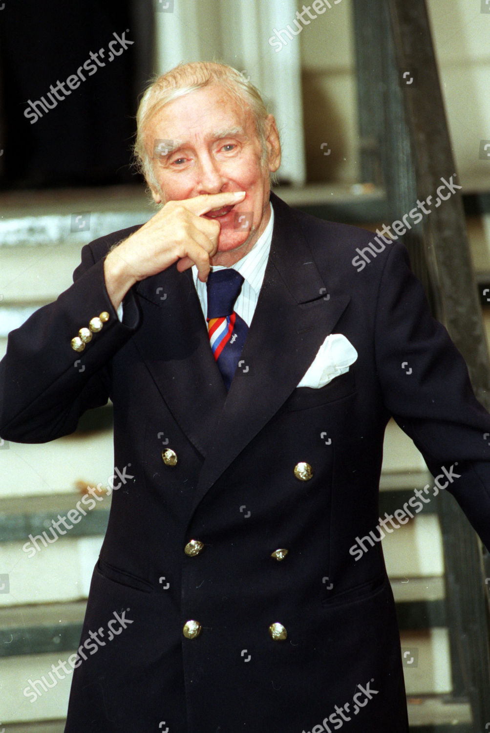 Comedian Spike Milligan Pictured Outside London Editorial Stock Photo ...