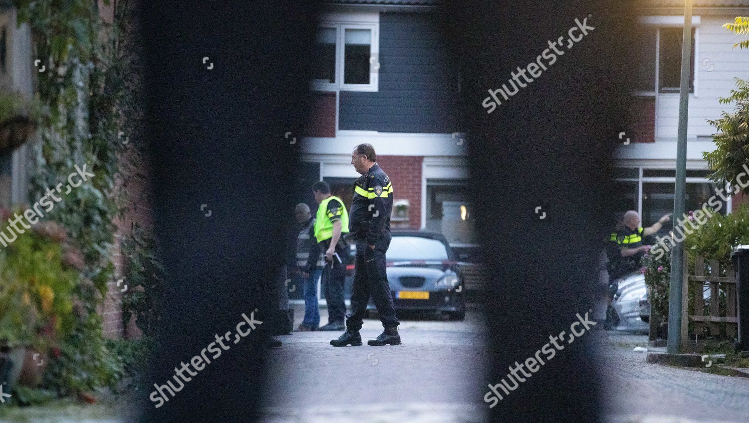 Police Investigate House After Shooting Incident Editorial Stock Photo ...