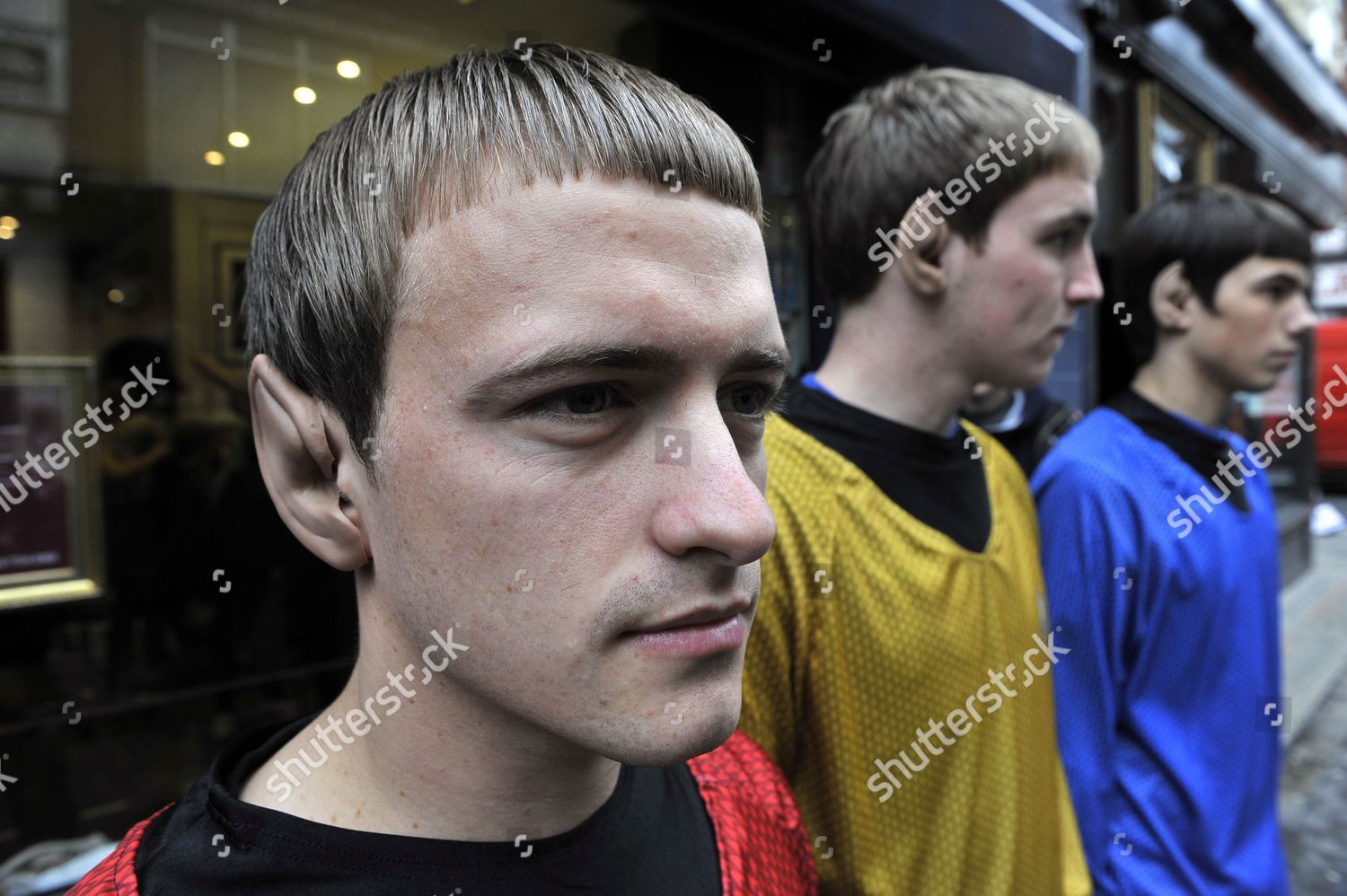 Group Men Show Off Their New Editorial Stock Photo - Stock Image ...