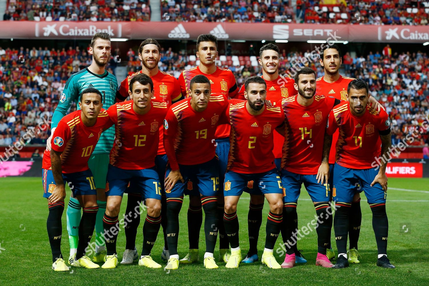 Spain Team Group Editorial Stock Photo - Stock Image | Shutterstock