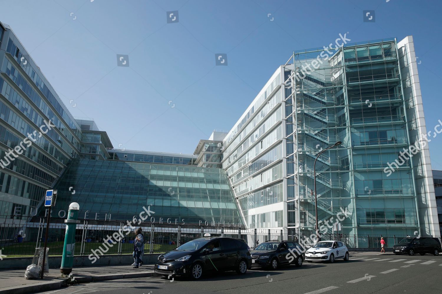 Exterior View Georges Pompidou European Hospital Editorial Stock Photo ...