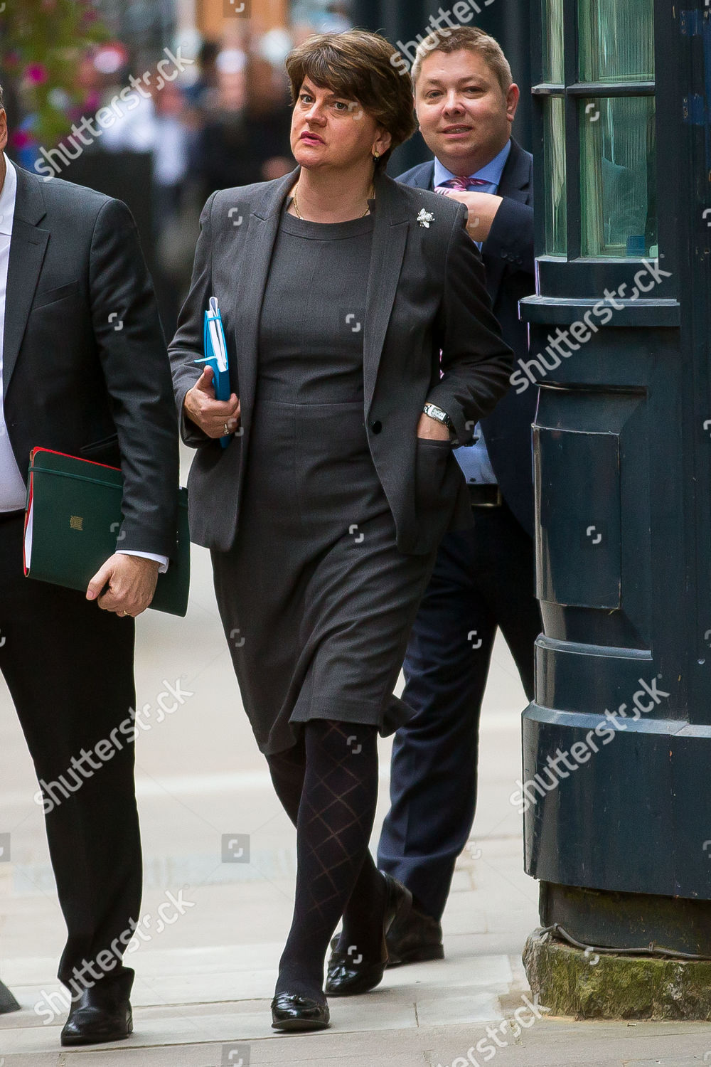 Arlene Foster Arrives 10 Downing Street Editorial Stock Photo - Stock ...