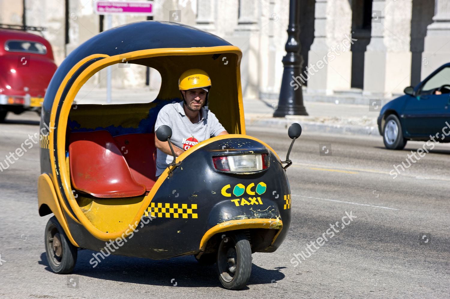 Cocotaxi On Malecon 7 Km Long Editorial Stock Photo - Stock Image ...