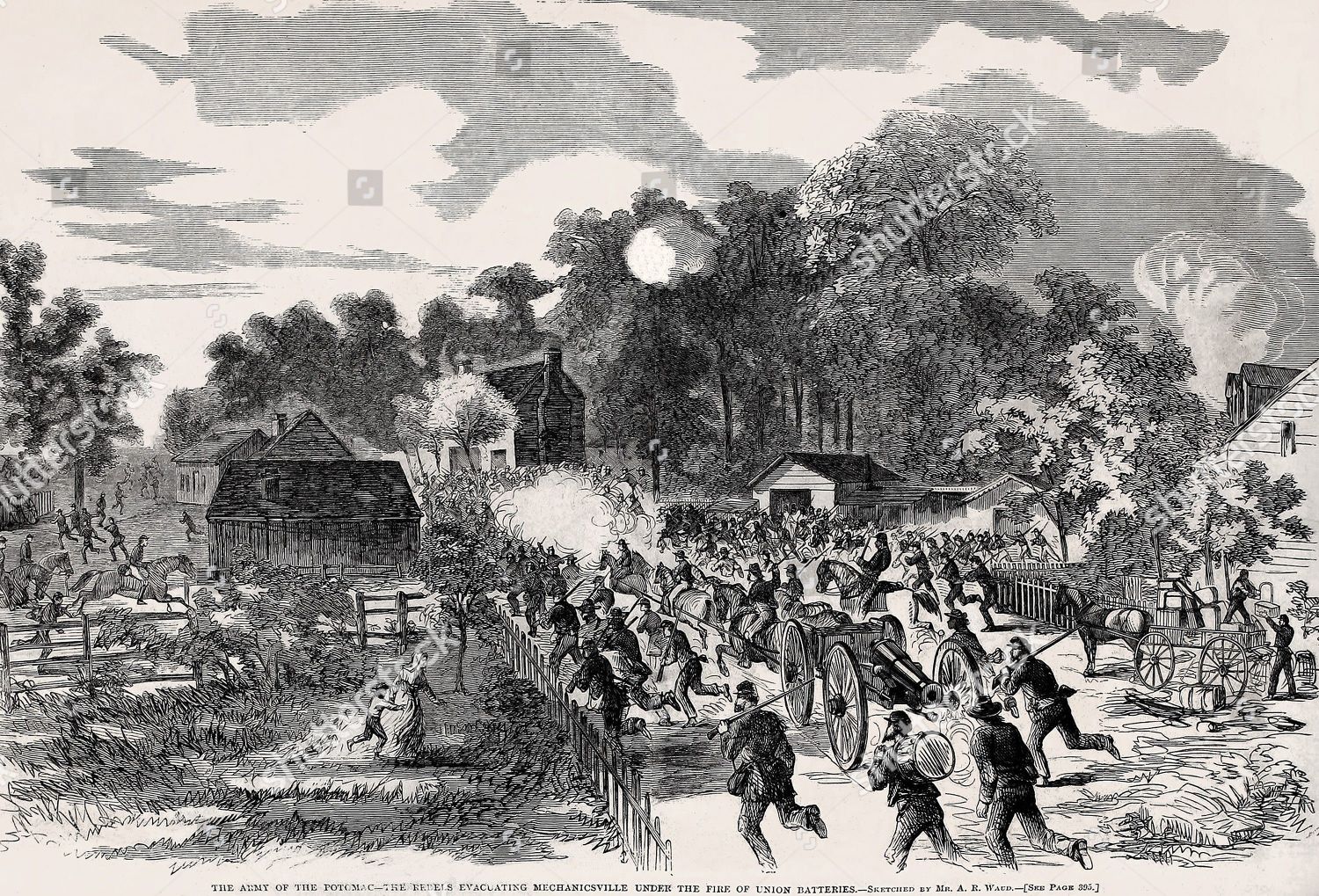 Us Civil War Peninsula Campaign Seven Editorial Stock Photo - Stock ...