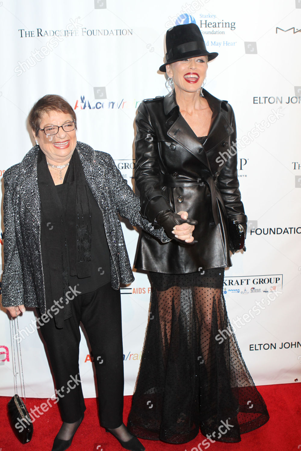 Sharon Stone Her Grandmother Eileen Mitzman Editorial Stock Photo ...