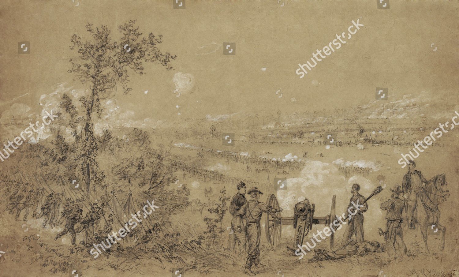 Us Civil War Peninsula Campaign Seven Editorial Stock Photo - Stock ...