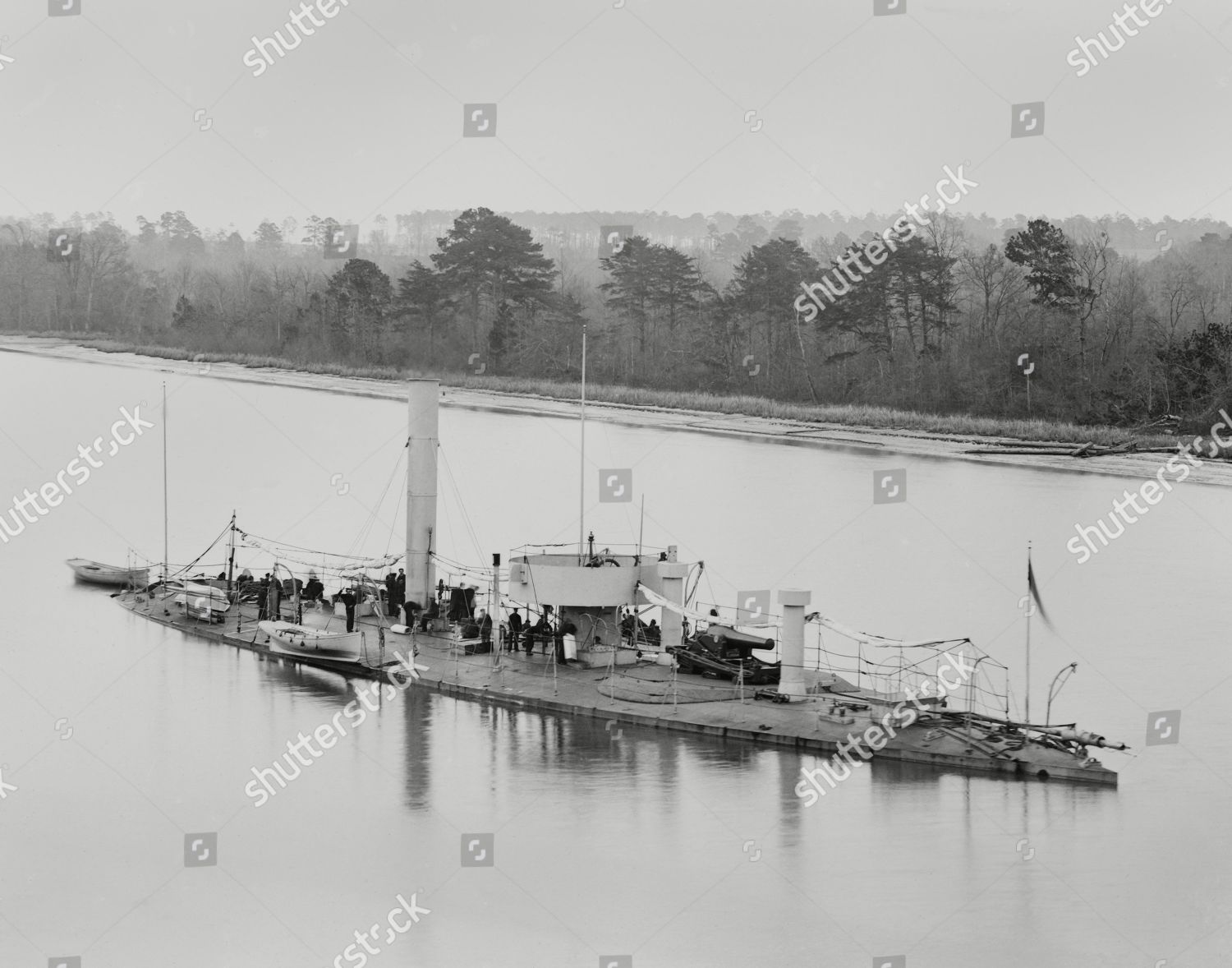 Us Civil War Uss Casco Light Editorial Stock Photo - Stock Image ...
