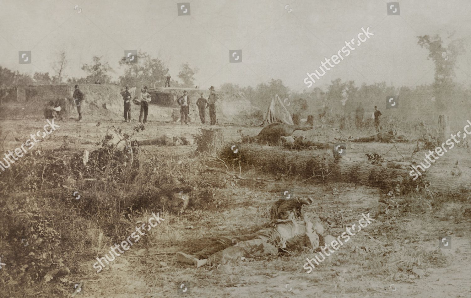 Us Civil War 2nd Battle Corinth Editorial Stock Photo - Stock Image ...
