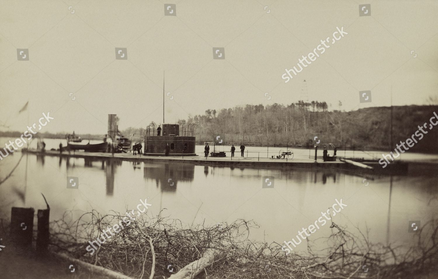 Union Passaic Class Monitor Uss Lehigh Editorial Stock Photo - Stock ...