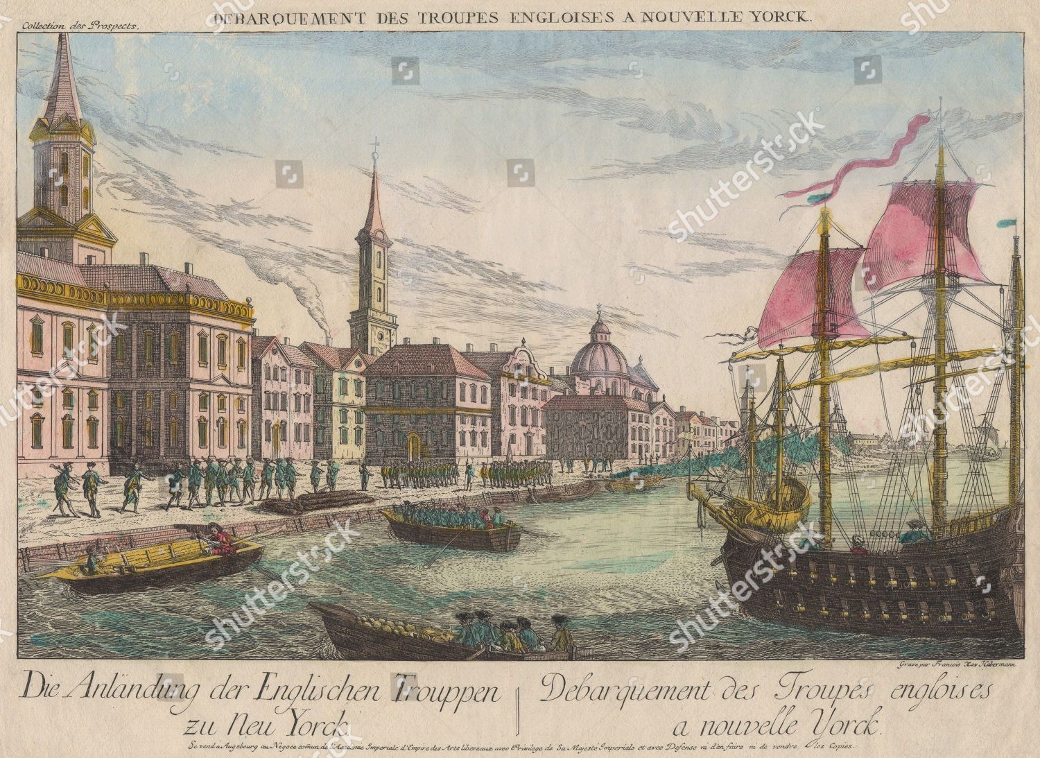 American Revolution New York Campaign Arrival Editorial Stock Photo ...