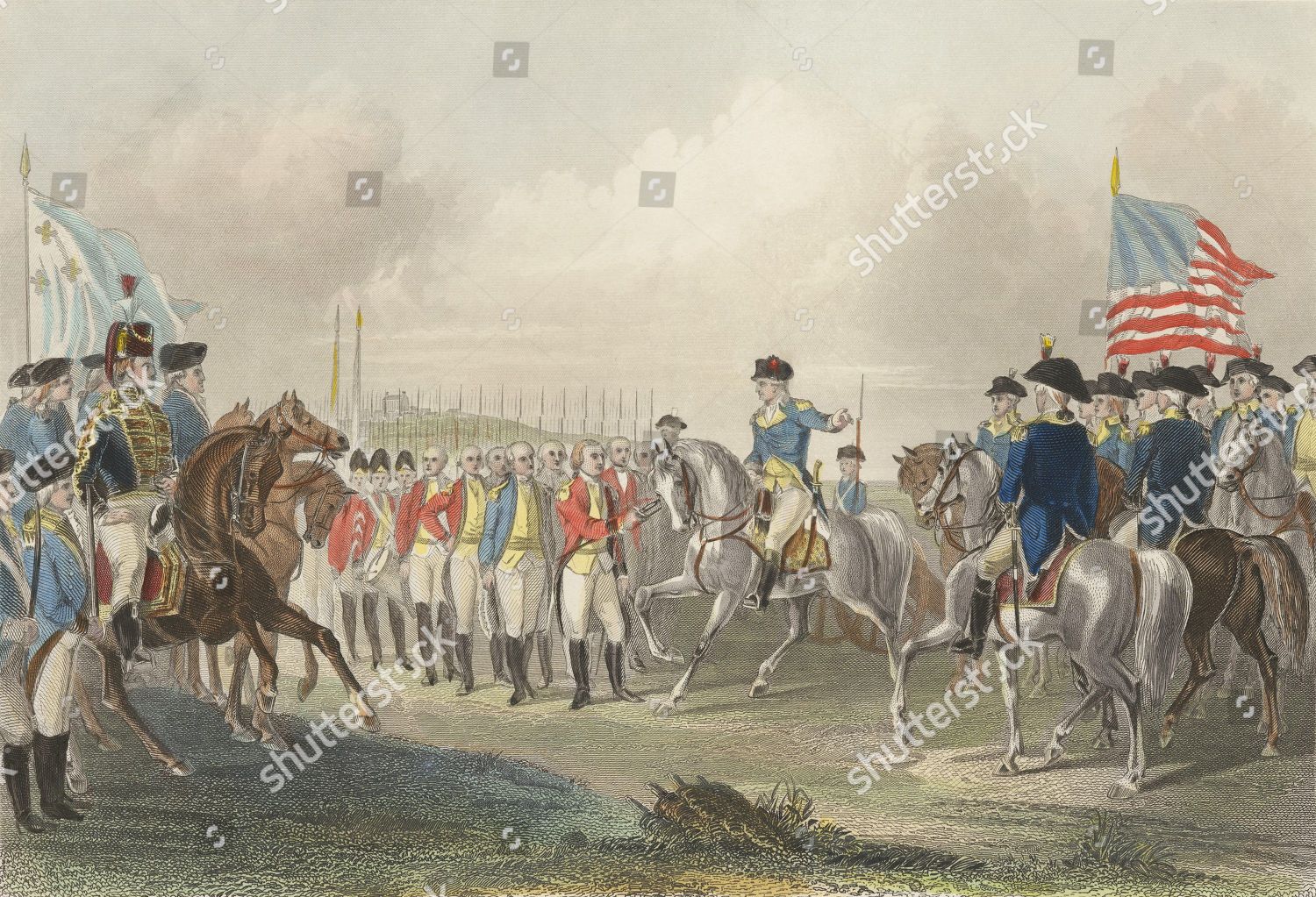 American Revolution Surrender British Army Commanded Editorial Stock ...
